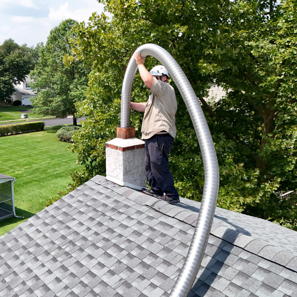 Chimney Liner Installation Efficient Fireplace Chimney Venting Chimney Liner Installation Efficient Fireplace Chimney Venting